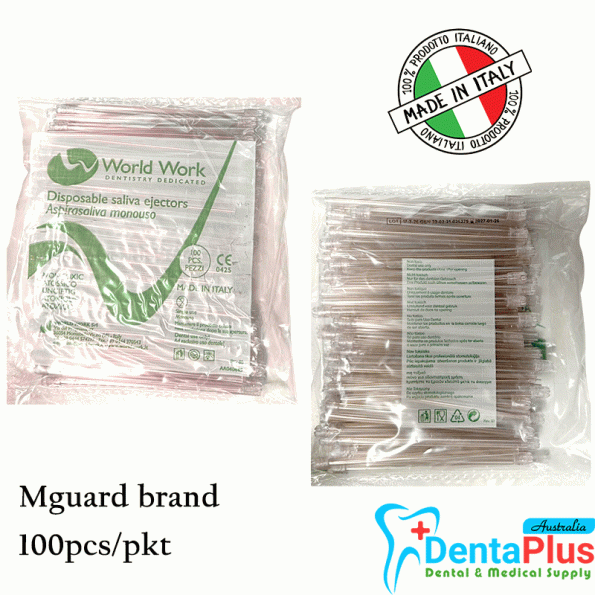 Disposable Saliva Ejector / Slow Suction Tubes - Mguard #100pcs/pkt ...